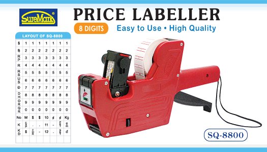BÉ BÌNH|Máy bấm giá Suremark SQ-8800 Price Labeller Machine