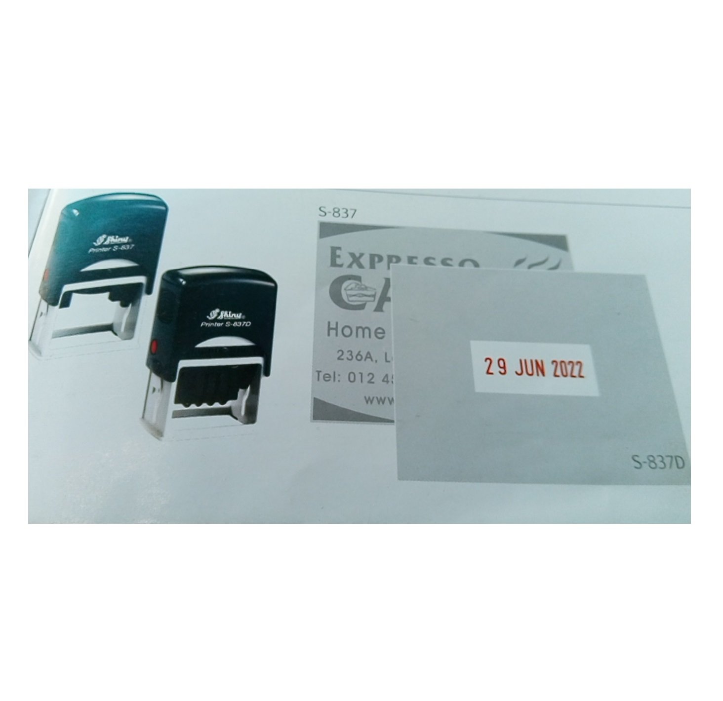 BÉ BÌNH|Dấu Shiny S837 - Dấu công ty, chữ ký, logo