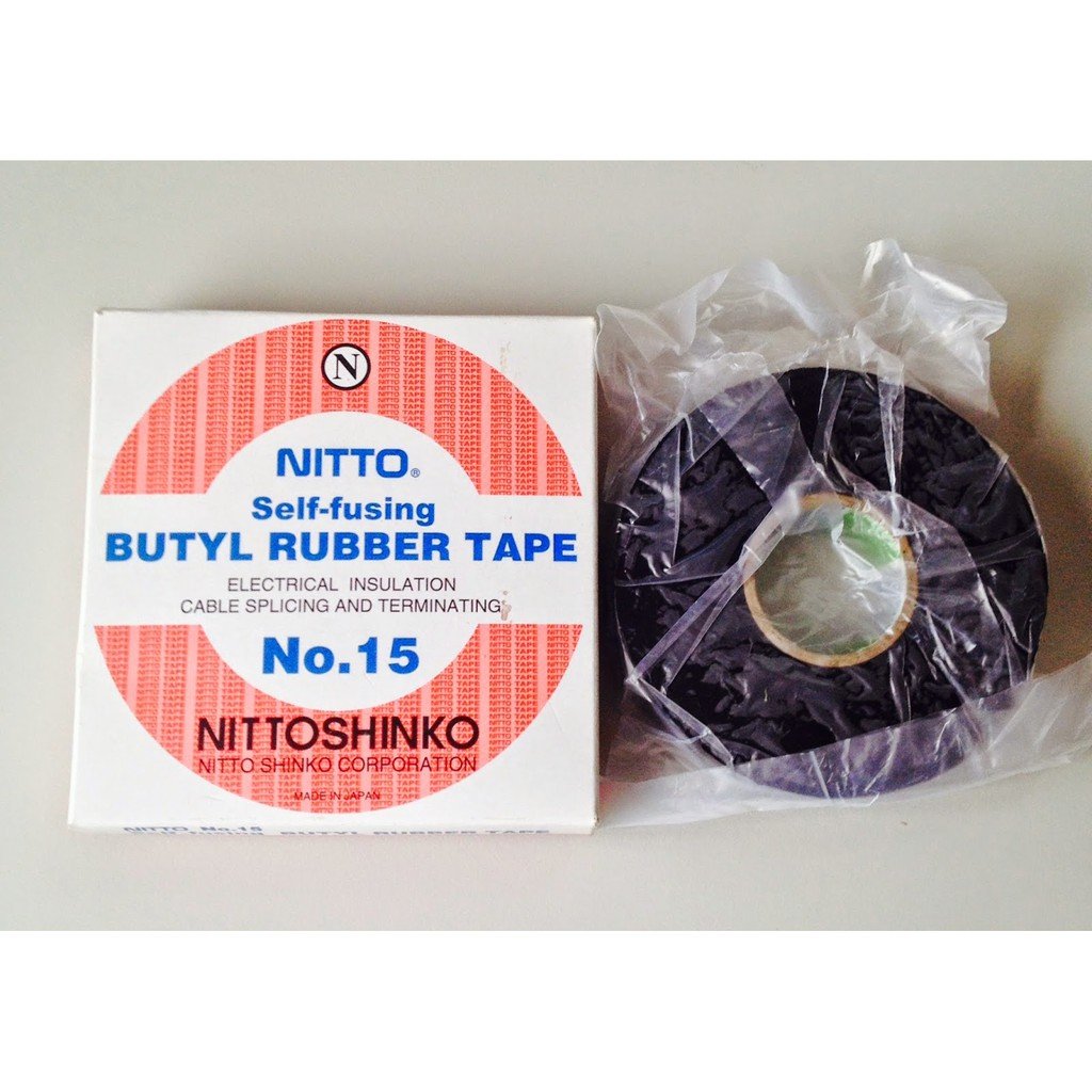 BÉ BÌNH|Băng keo điện cao thế chống nước NITTO Self-fusing Rubber Tape ...