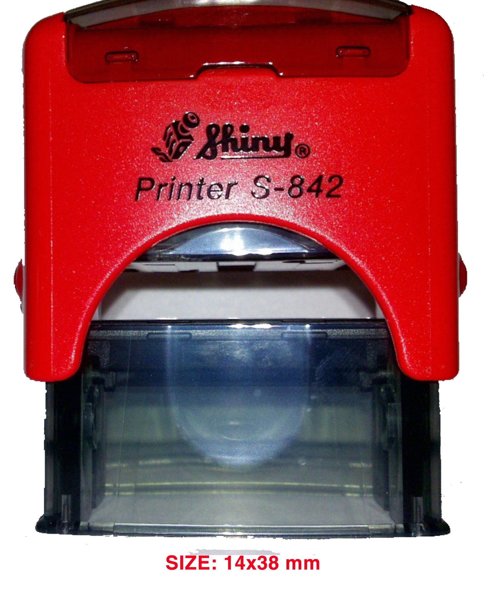 BÉ BÌNH|Dấu liền mực Shiny S-842 - dấu tên hoặc chức danh Printer stamp